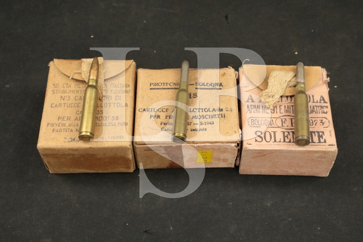 Italy 54x 7.35x51 Carcano Vintage Ammunition Italian FMJ Magnetic ...