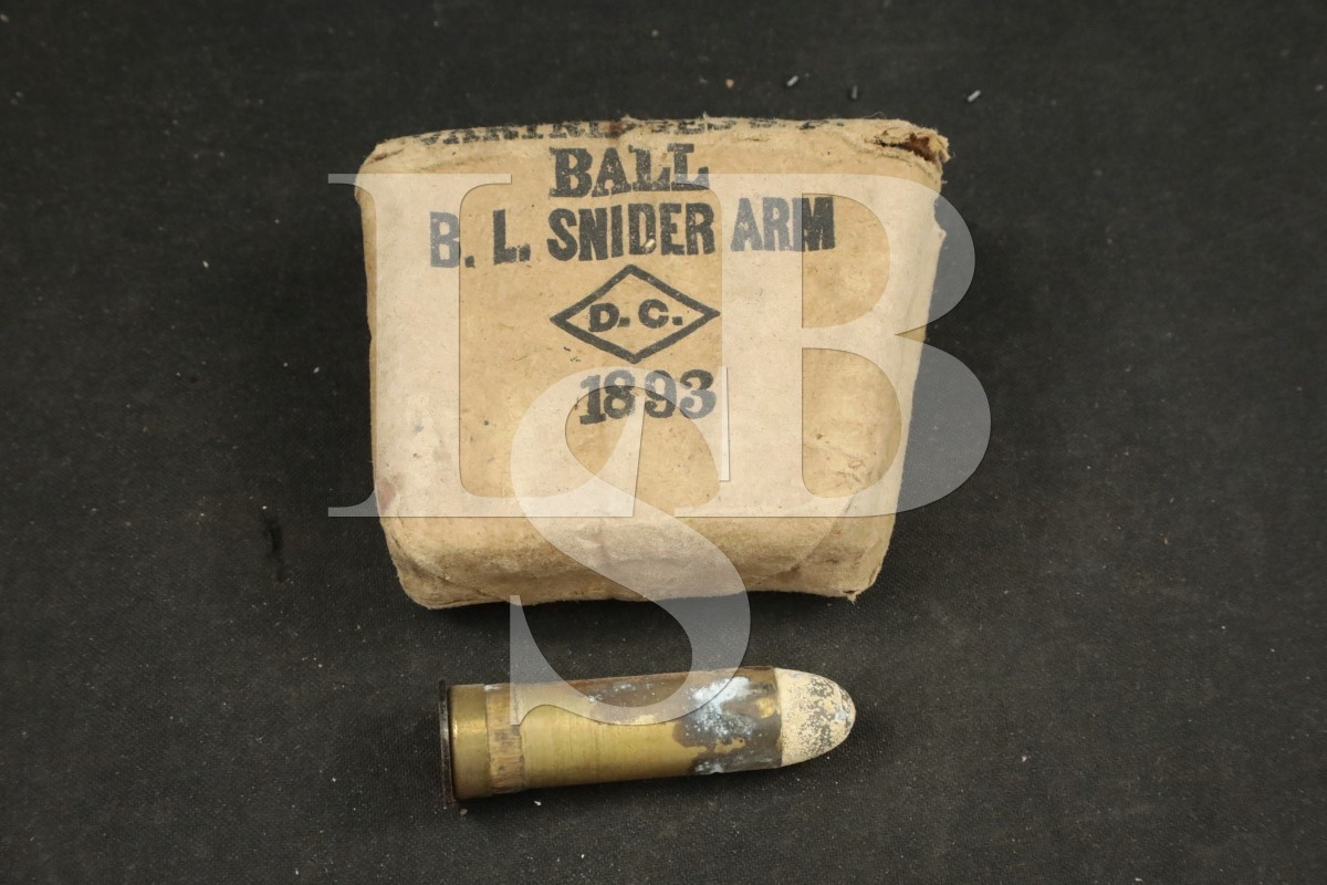 B. L. Snider 10x Very .577 Snider Ball Ammunition In Original B.L ...