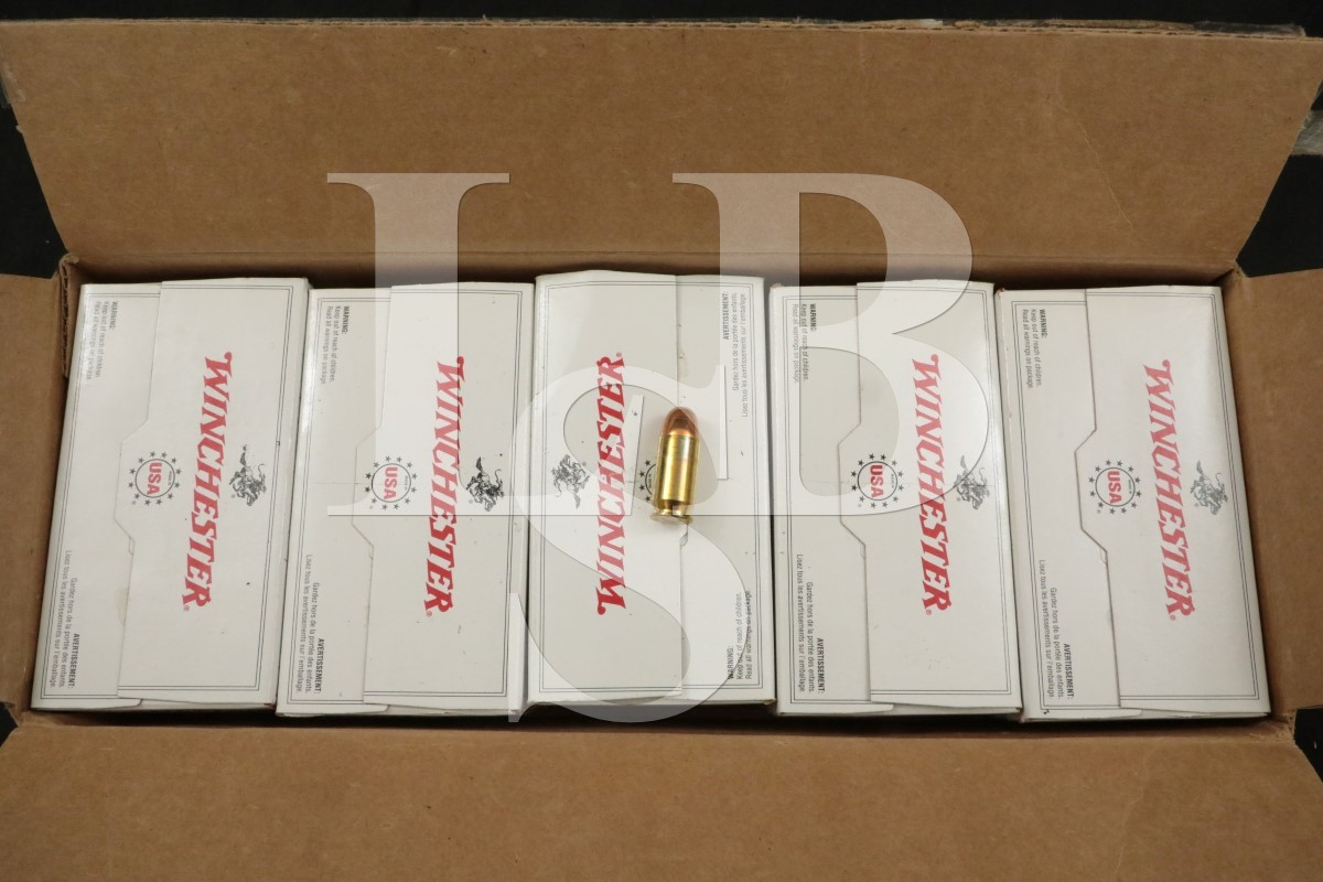 Winchester 500x .45 Acp Ammunition Win. White Box 230 Grain Fmj Rn ...