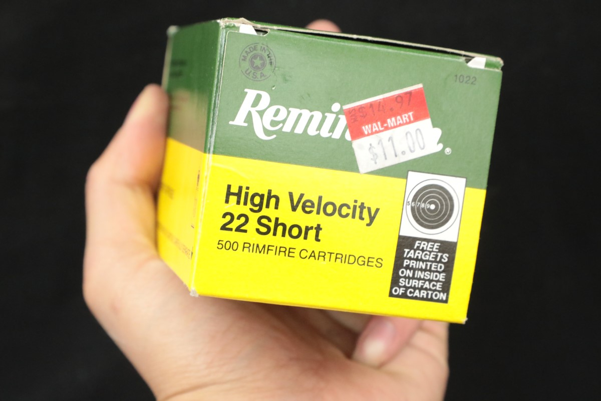 1000x .22 Short High Velocity Ammunition Remington 29 Grain Rn Golden ...