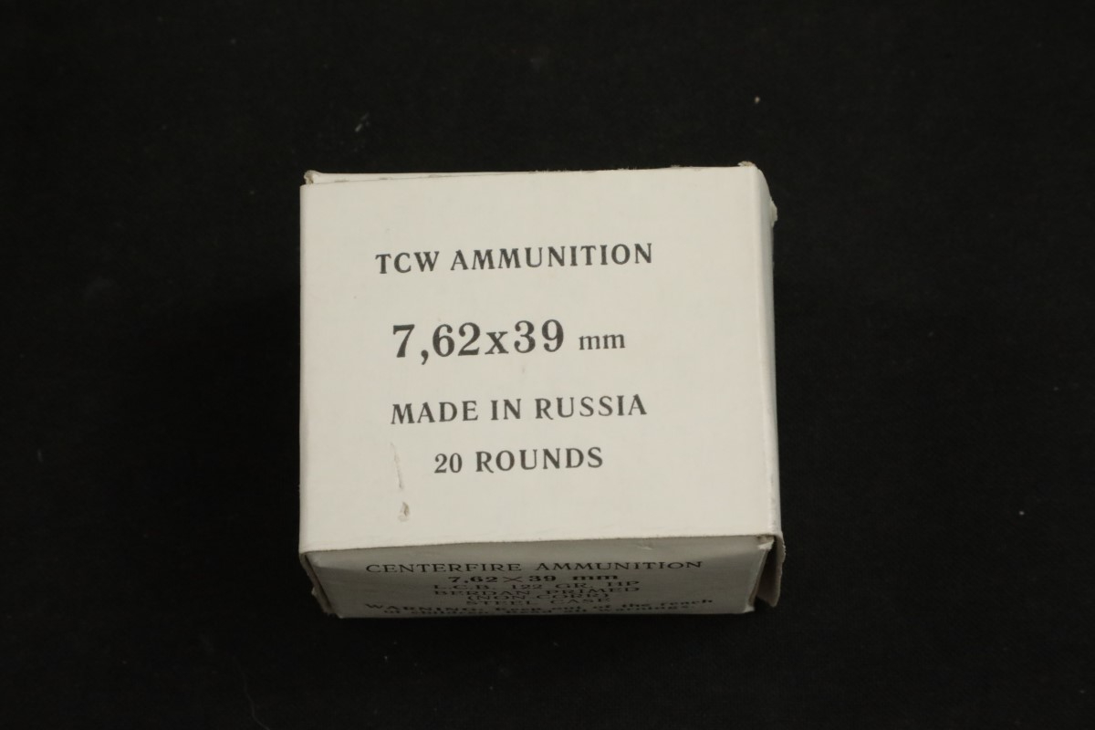 Tula Cartridge Works 500x 7.62x39mm Ammunition Tula 122 Grain JHP ...