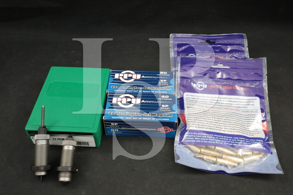 100x .22 Rem. Jet Mag. Ammunition Ppu 45 Grain Jsp Bullets, 100x New ...