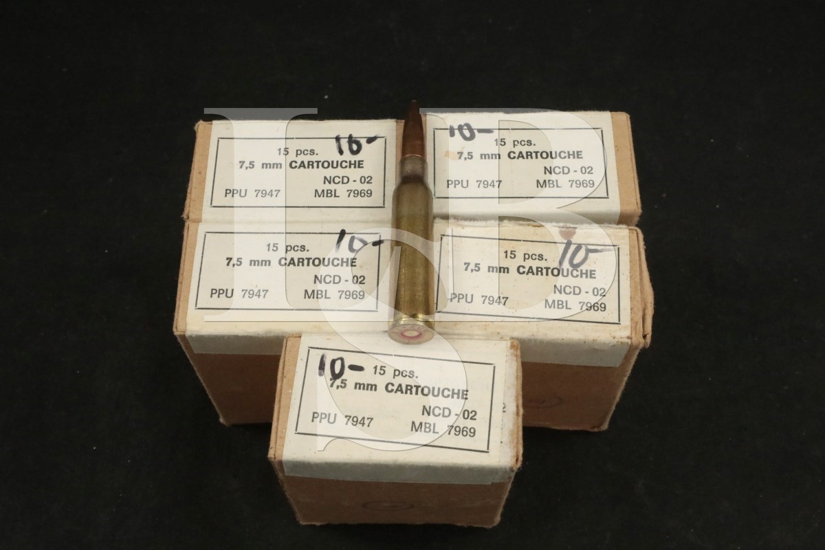 Ppu 67x 7.5x54mm French Ammunition Fmj Non-Magnetic Bullets 7.5 French ...