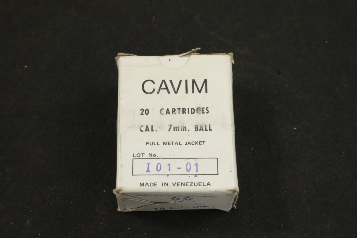 134x 7mm Ball Mauser Ammunition Cavim 1984 Fmj Magnetic Bullets 7x57mm ...