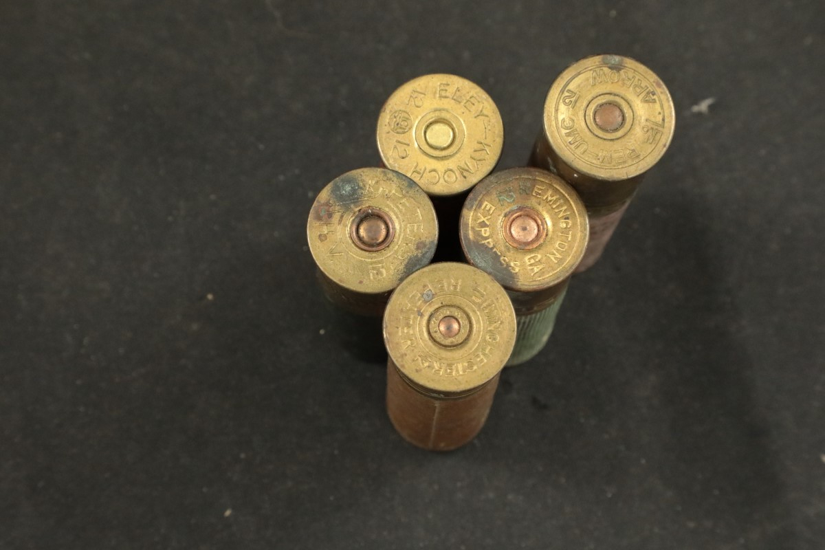 12x 12 Gauge Vintage Paper Shotshells Rem-UMC, Peters, Win, Fed, Eley ...