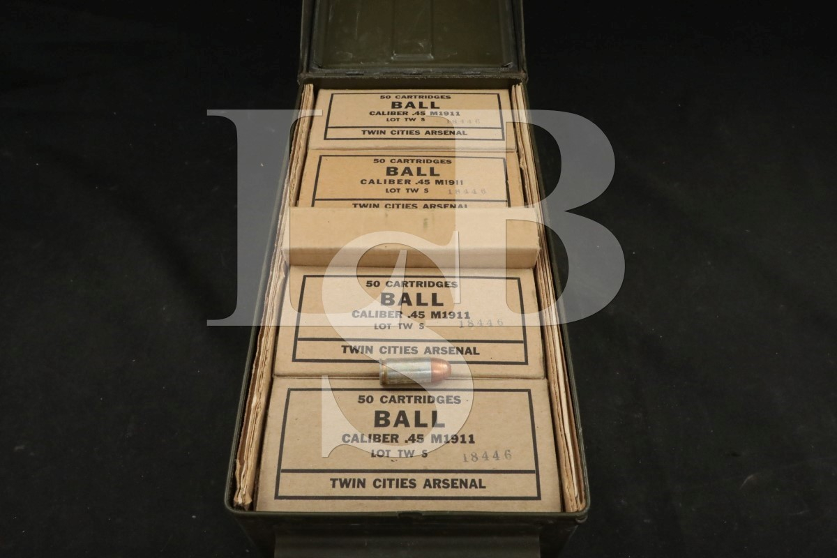 Us Military Surplus 1000x .45 Auto Ball M1911 1945 Ammunition Tw 230 ...