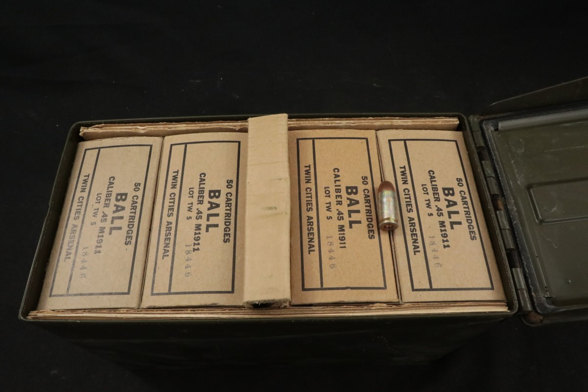 Us Military Surplus 1000x .45 Auto Ball M1911 1945 Ammunition Tw 230 ...