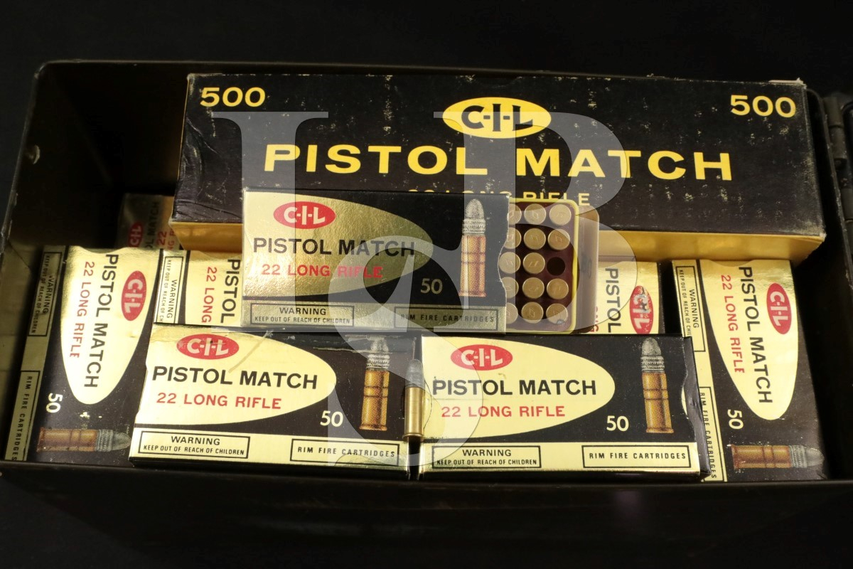 Canadian Industries 2690x .22 Long Rifle Ammunition C-I-L Pistol Match ...
