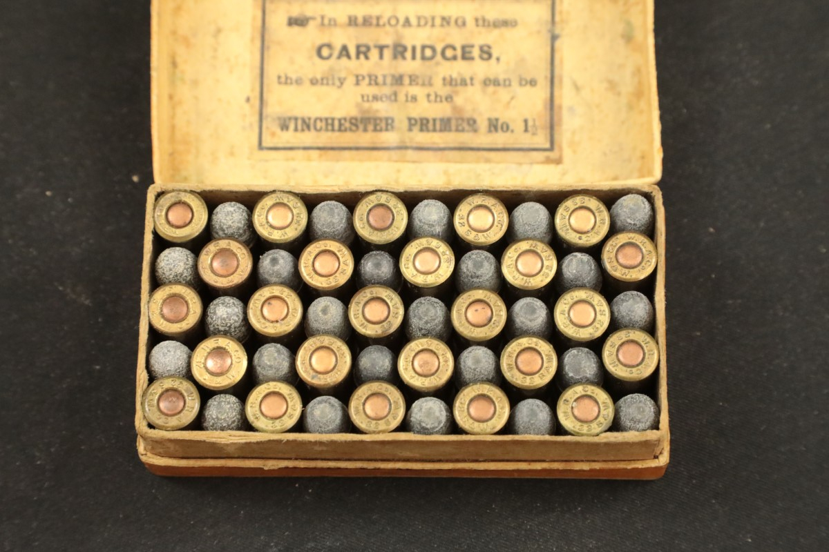 50x .32 S&W Vintage Ammunition Winchester 1890`s Black Powder Complete ...
