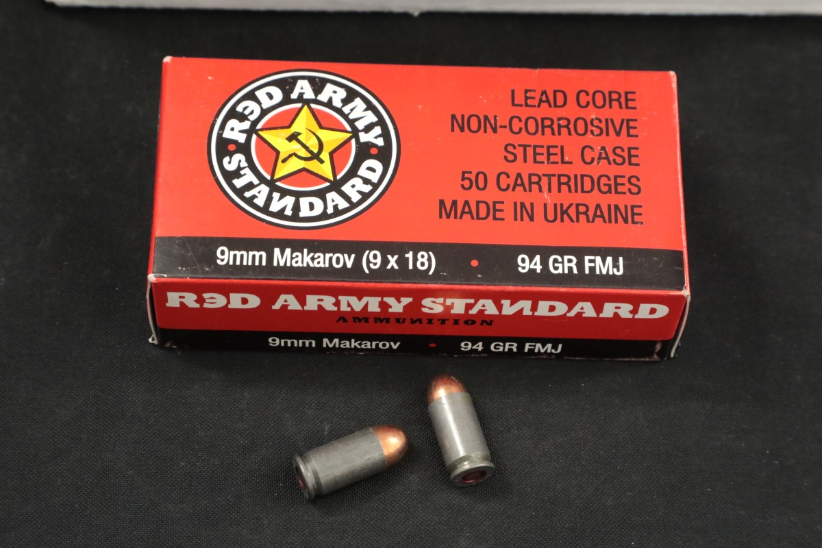 750x 9mm Makarov Ammunition Red Army 94 Grain Magnetic Bullets Steel ...