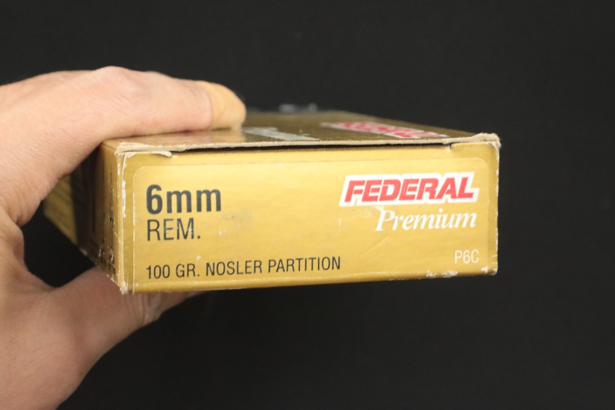 Federal Premium Ammunition 100x 6mm Rem. Ammunition Fed. Premium 100 ...