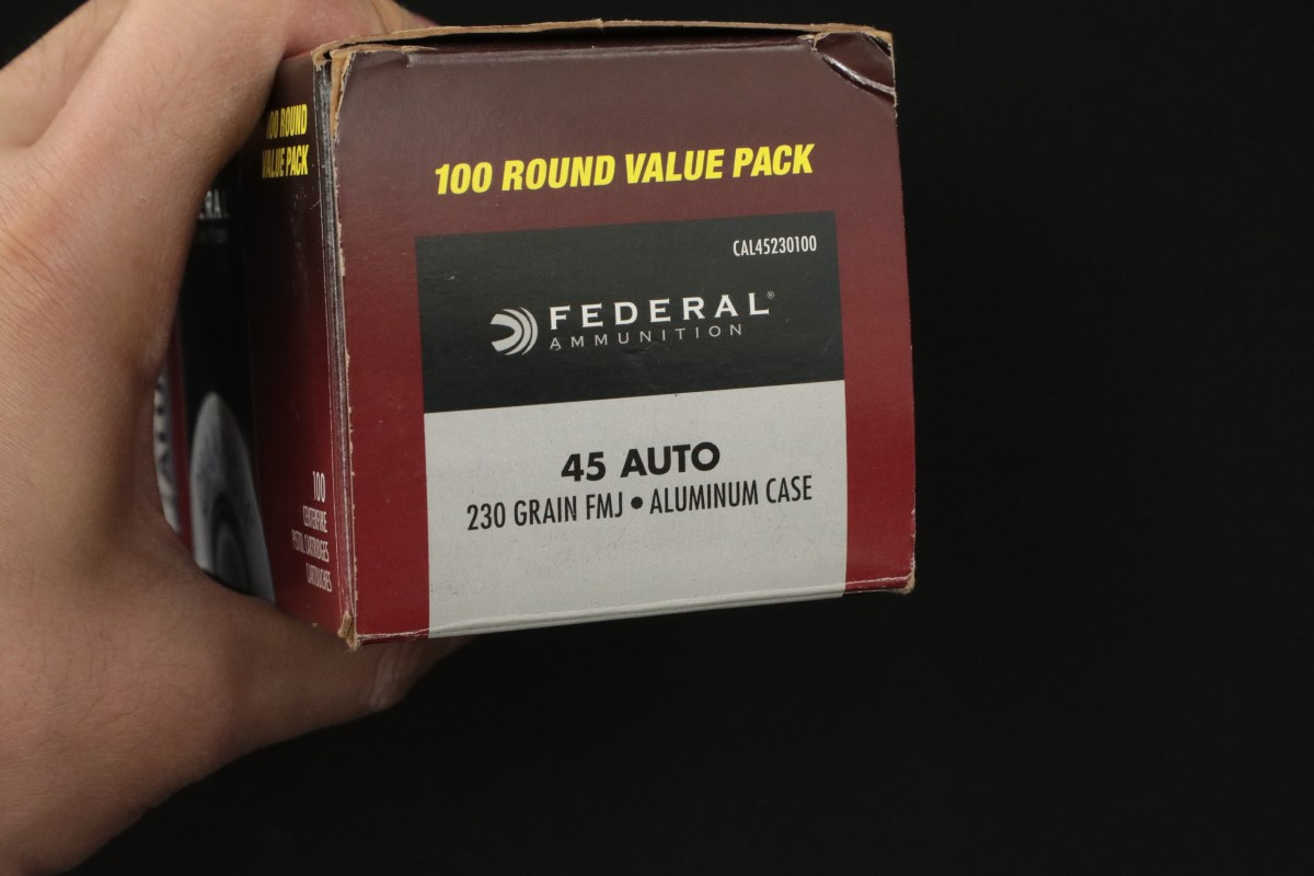 Federal Cartridge Corporation 200x .45 Acp Ammunition Fed. Aluminum ...