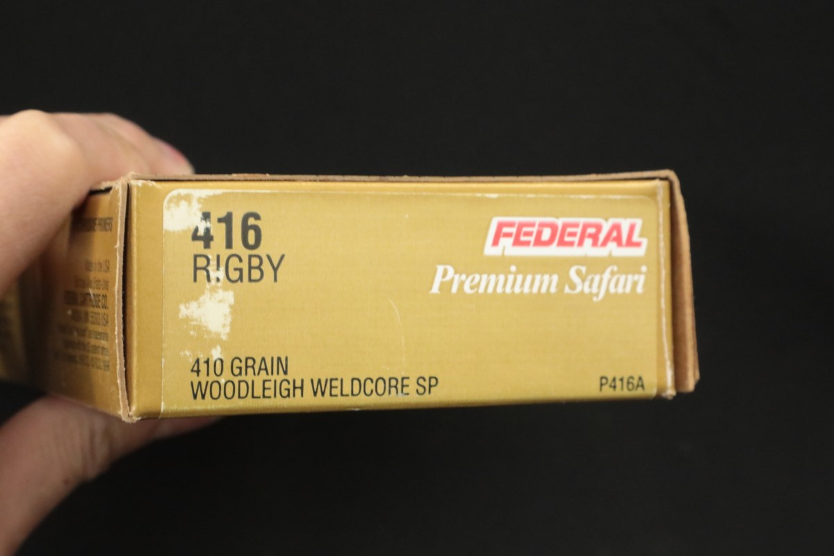 Federal Premium Ammunition 60x .416 Rigby Ammunition Fed. Premium ...