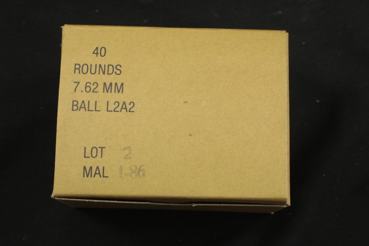 540x 7.62mm Ball L2A2 Ammunition Malaysian 146 Gr. FMJ Magnetic Bullets ...