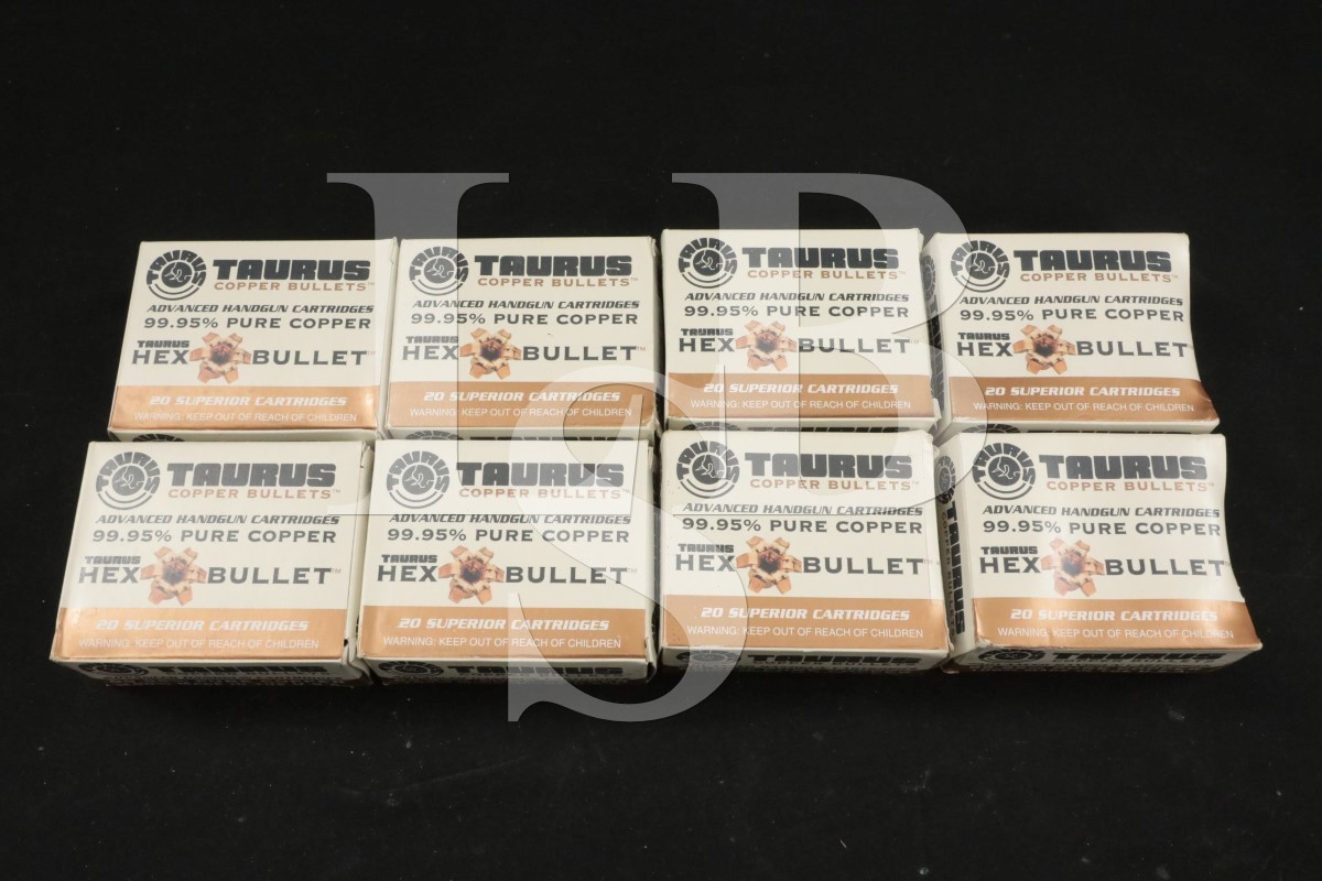 Taurus 160x .45 Acp Ammunition 185 Grain Barnes Copper Hex Hp Bullets ...
