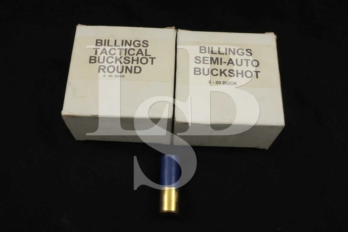 Billings 46x 12 Gauge Ammunition Simi-Auto 00 Buckshot & Tactical 00 ...
