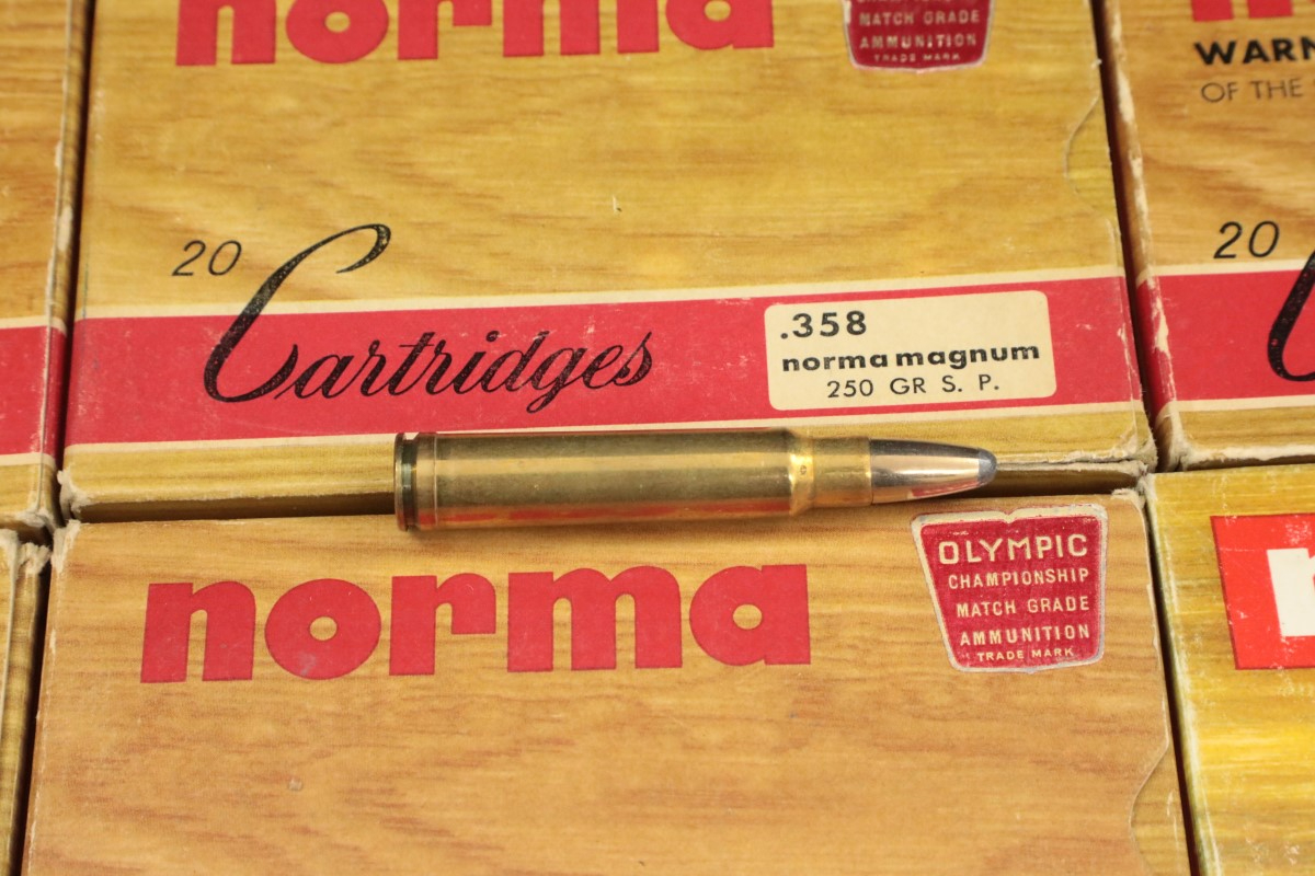 Norma Precision 115x .358 Norma Magnum Match Ammunition 250 Grain JSP ...