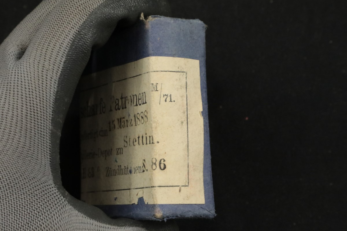 German 10x 11mm Mauser Vintage Ammunition 1888 Black Powder Paper ...