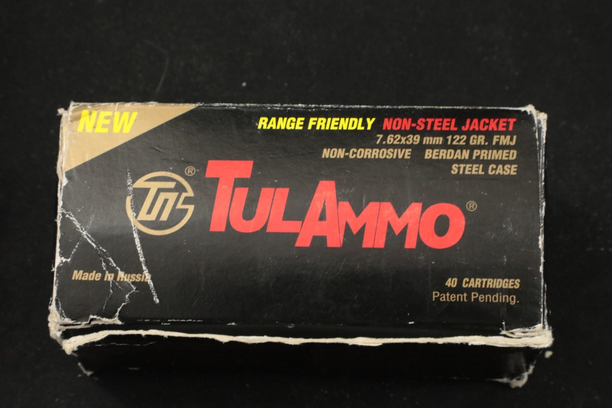 Tula Cartridge 359x 7.62x39 Ammunition Tul Ammo 122 Grain Fmj Magnetic ...