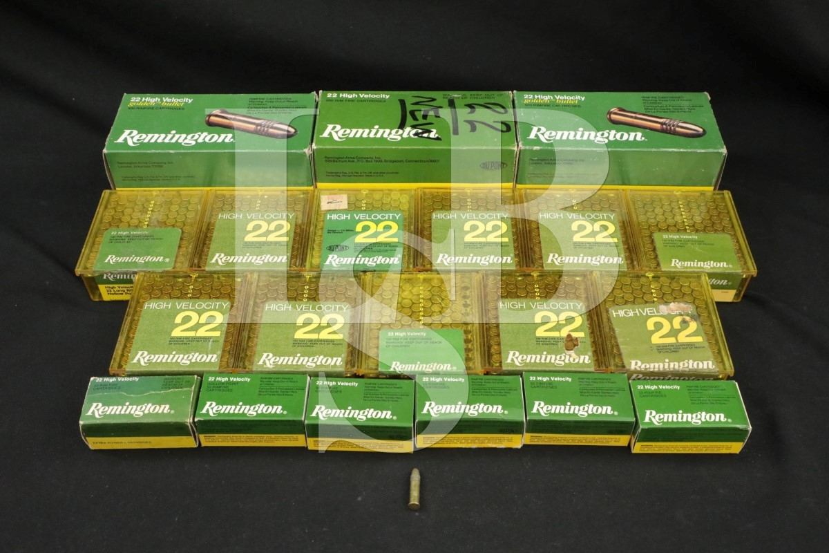 Remington 2886x .22 Long Rifle High Velocity Ammunition Rem. Jhp & Fmj ...