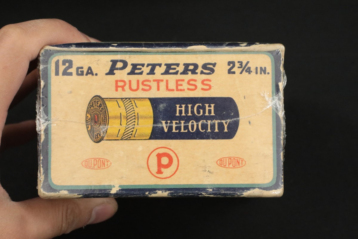Peters 25x 12 Gauge Vintage Ammunition Rustless High Velocity In ...
