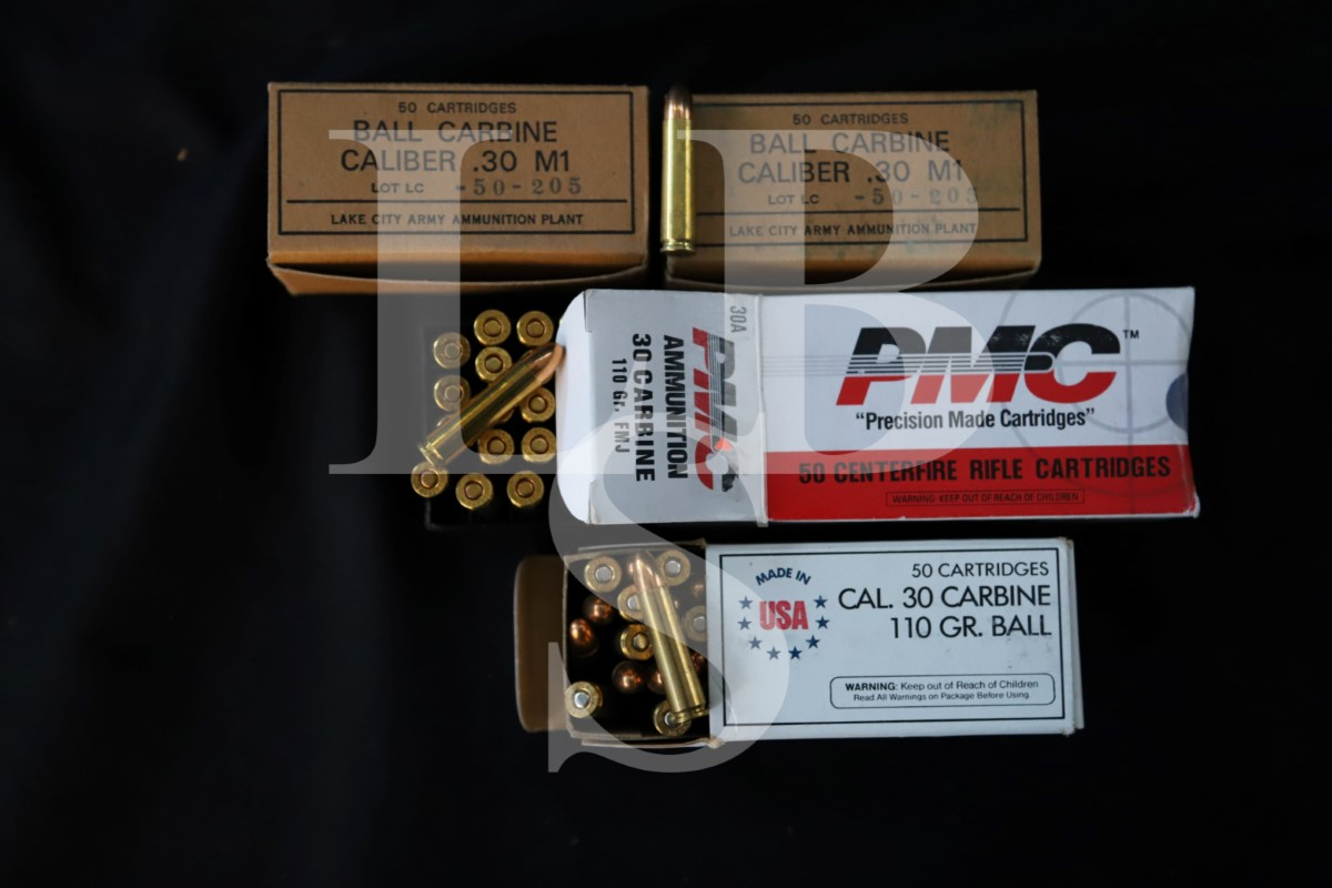 Lake City 196x .30 Carbine Ammunition Lc, Win, Pmc 110 Grain Fmj ...