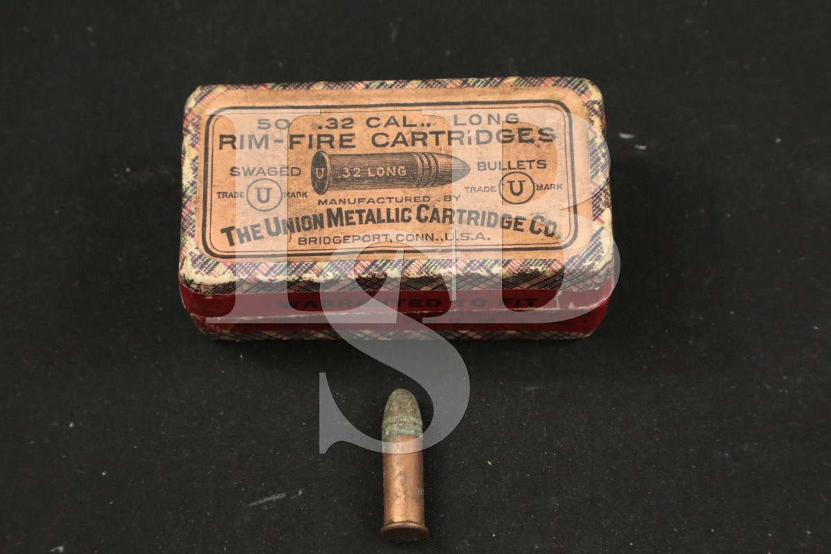 Umc 50x .32 Long Rimfire Ammunition Very Union Metallic Cartridge Co ...