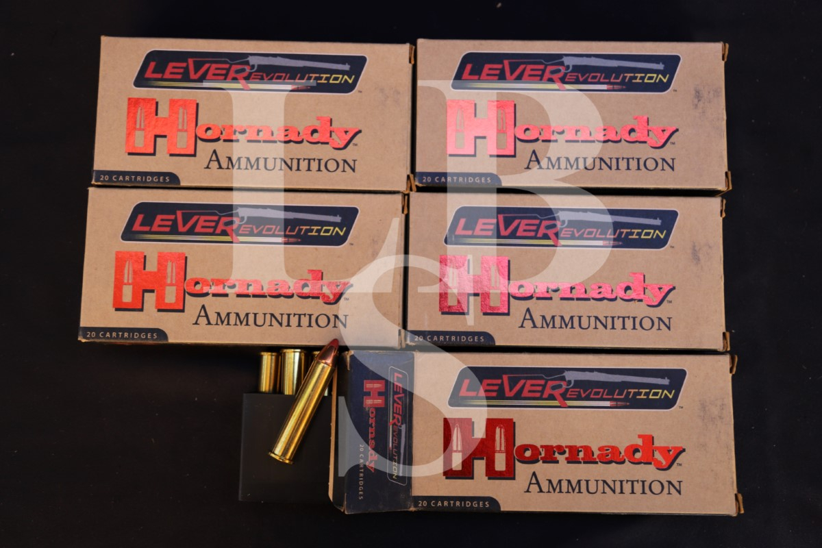 Hornady 100x .45-70 Govt. Ammunition Leverevolution 325 Grain FTX ...