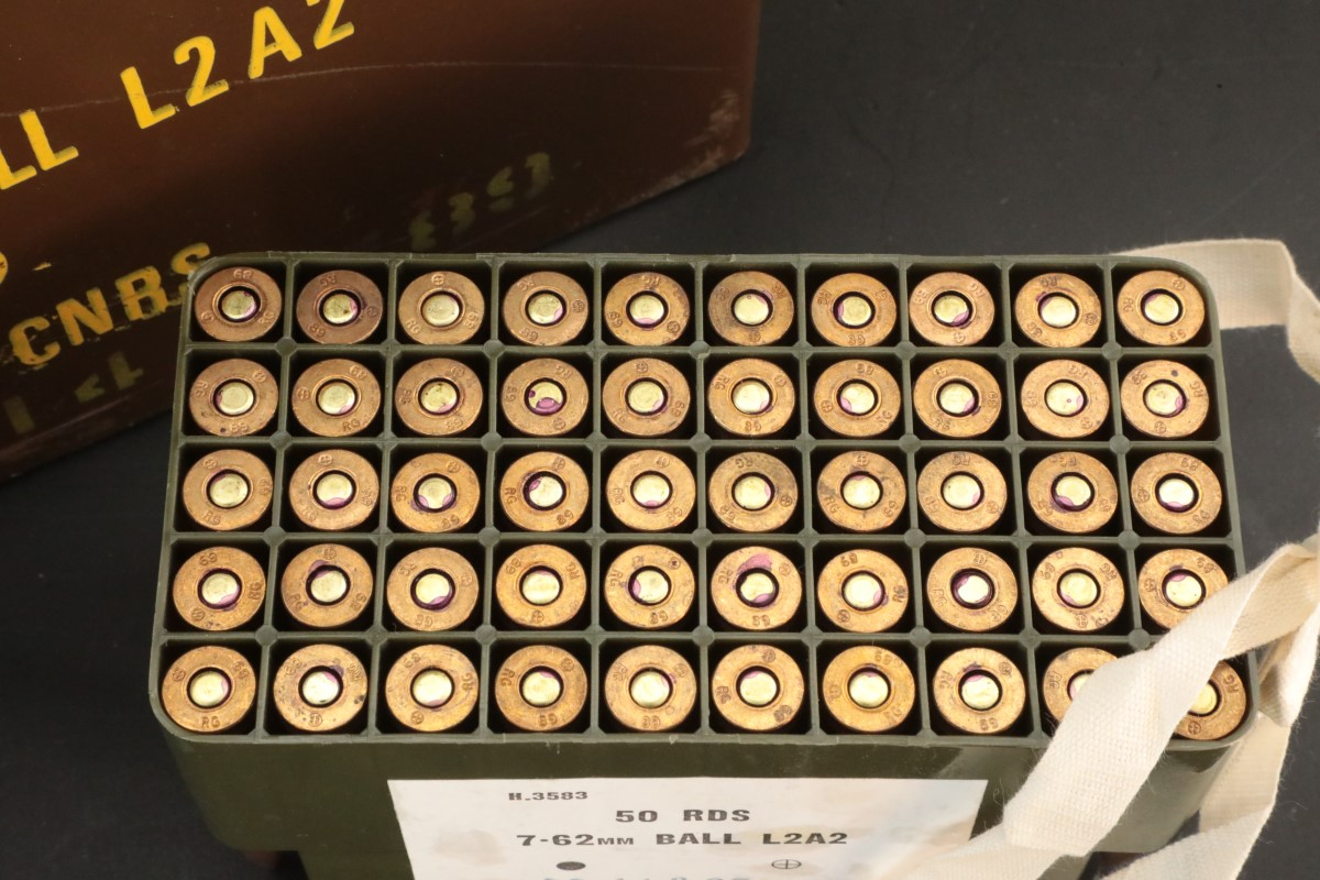 English Military 400x 7.62mm Ball L2a2 Surplus Ammunition In Matching ...