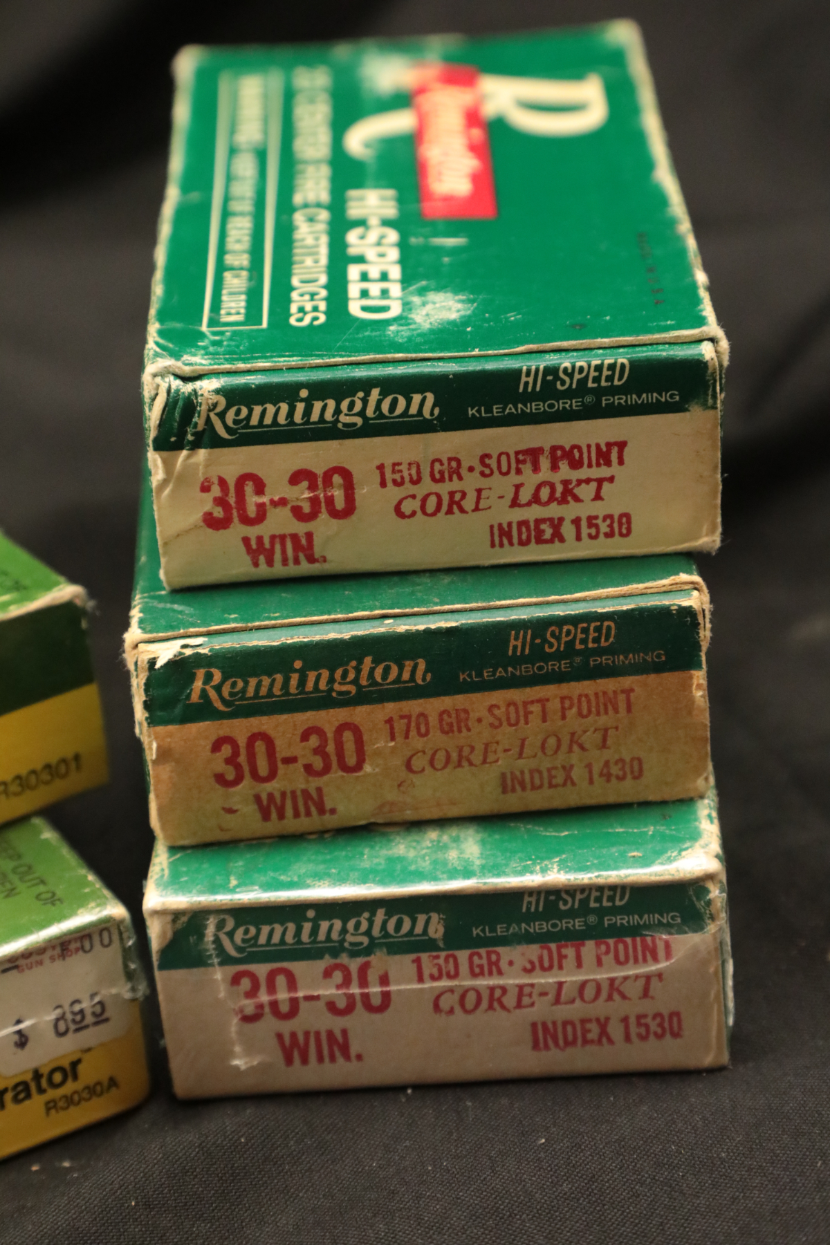 Remington 100x .30-30 Winchester Vintage Ammunition 150 & 170 Gr. JSP ...
