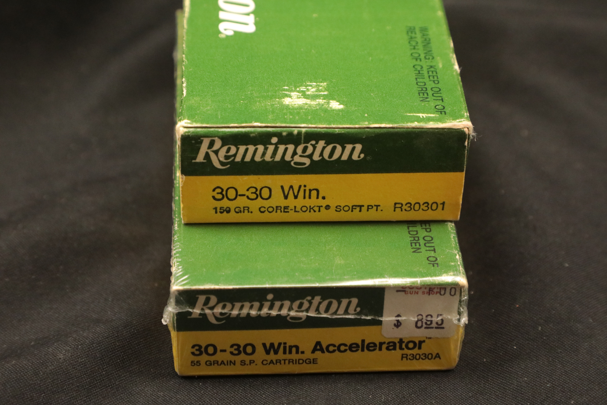 Remington 100x .30-30 Winchester Vintage Ammunition 150 & 170 Gr. JSP ...