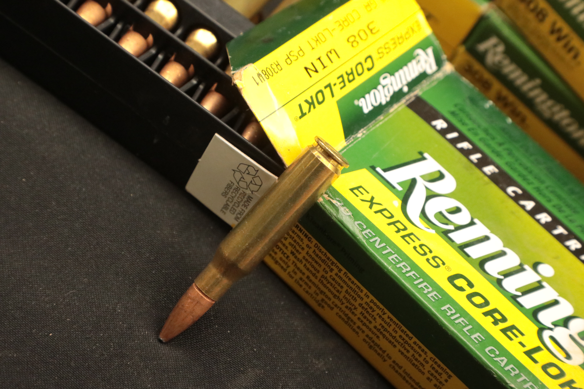 Remington 100x .308 Win. Ammunition Rem. High Velocity 150 Grain Core ...