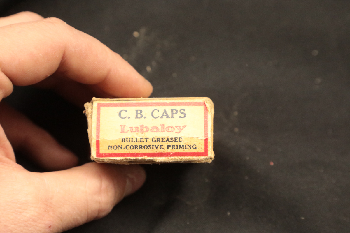 Western Cartridge Company 91x .22 CB Caps Ammunition Lubaloy Smokeless ...