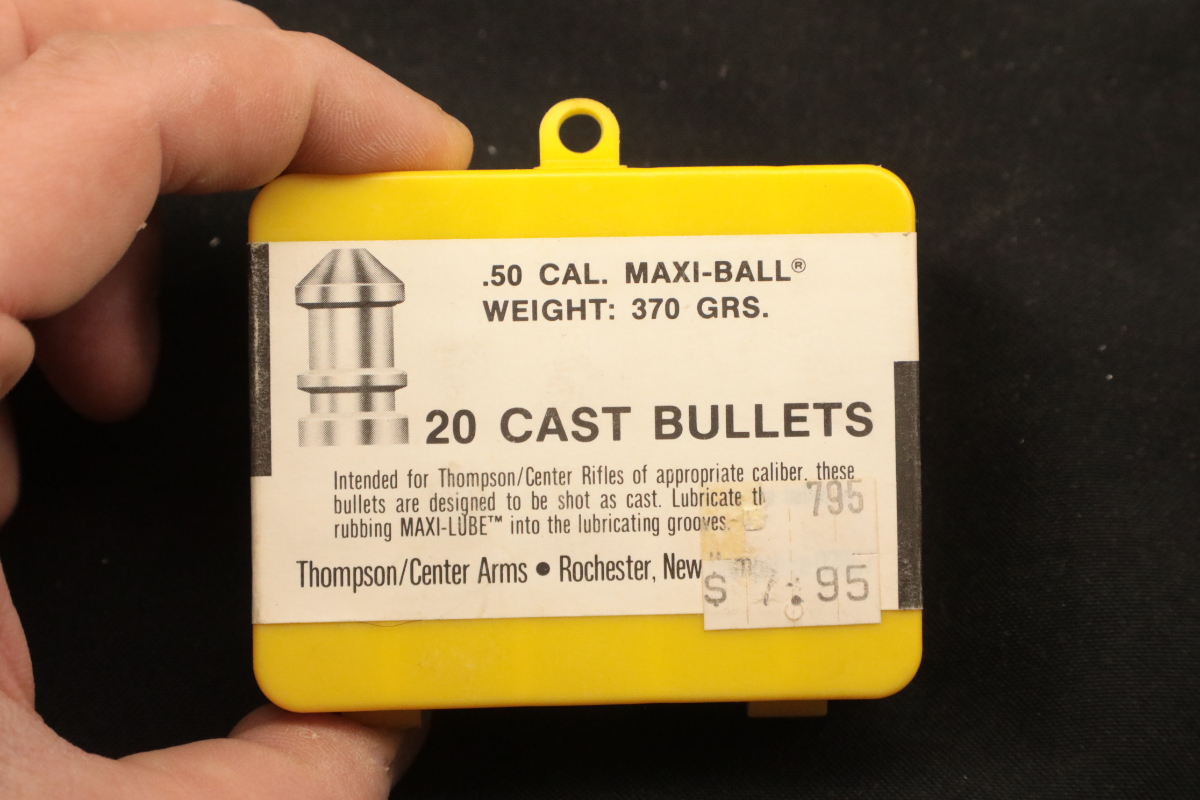 Thompson/Center Arms 95x .50 Caliber Sabots 250 Grain & Lead Maxi-Balls ...
