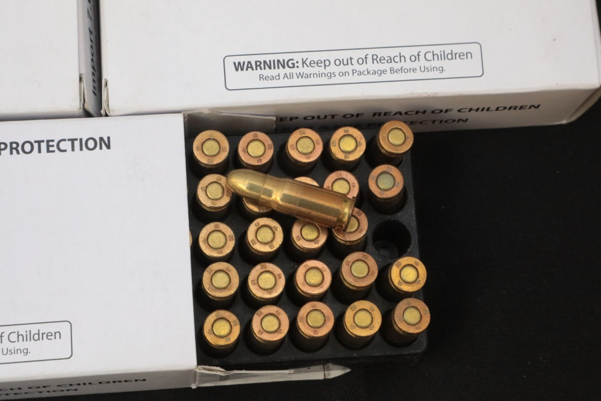 Russia 150x 7.62x25mm Tokarev Ammunition 85 Grain FMJ Non-Magnetic ...