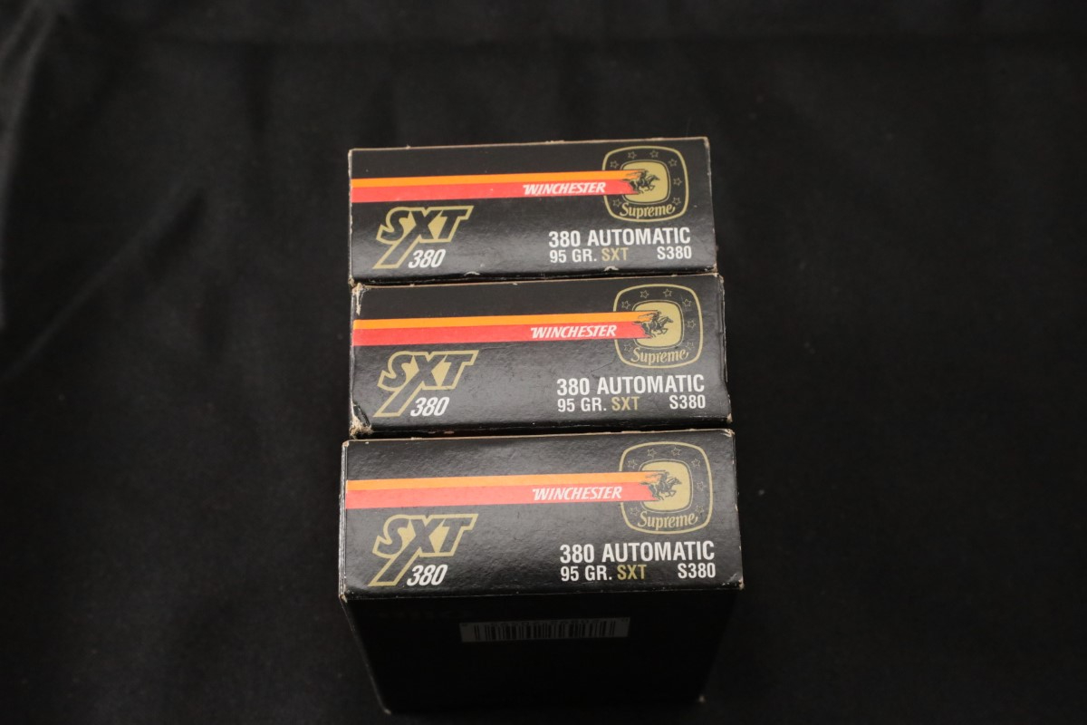 Winchester 59x .380 ACP Personal Defense Ammunition Supreme 95 Grain ...