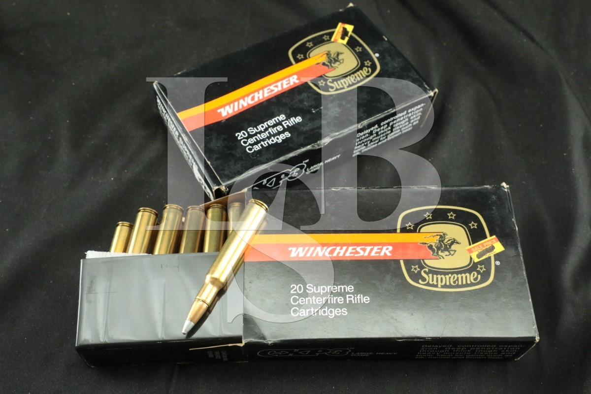 Winchester 40x .30-06 Springfield Ammunition Win. Supreme 180 Grain Silvertip Bt Bullets 7 ...