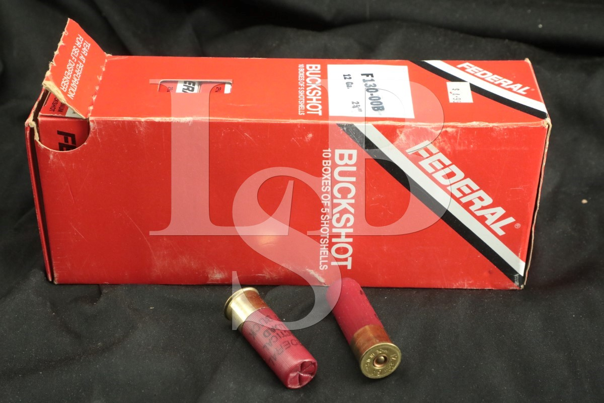 Federal Cartridge Corporation 52x 12 Gauge Buck Shot Ammunition Fed. 2 ...