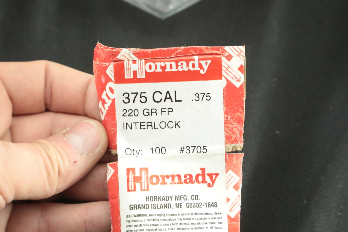 Hornady 177x .375 Caliber .375 Diameter 220 Grain Interlock Jsp Bullets ...