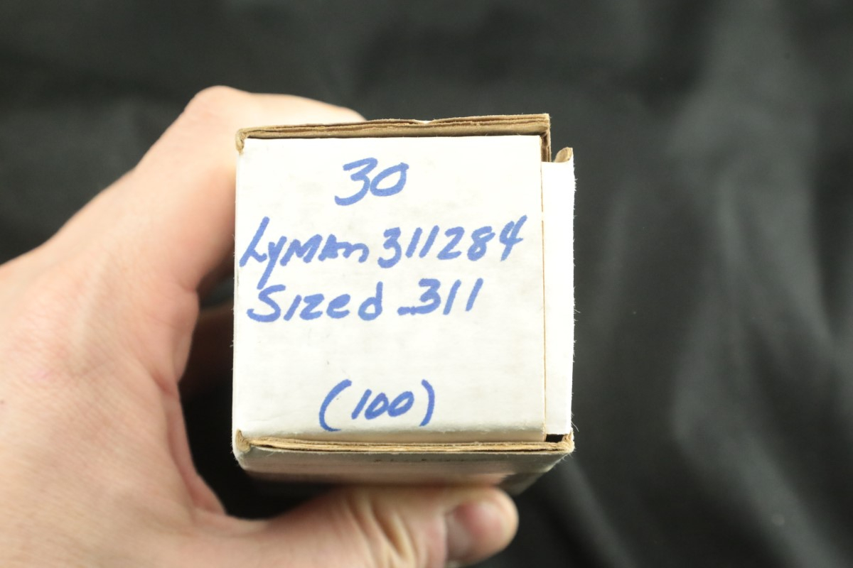 Unknown 193x .30 Caliber .311 Diameter Sized & Lubed Lead Rn Bullets ...