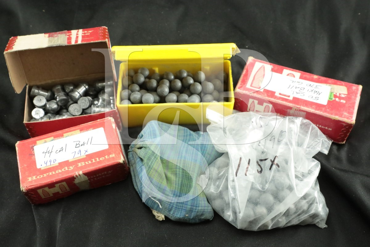 Speer 463x .50 Caliber Lead Round Balls .490 Diameter & 370 Grain Maxi ...