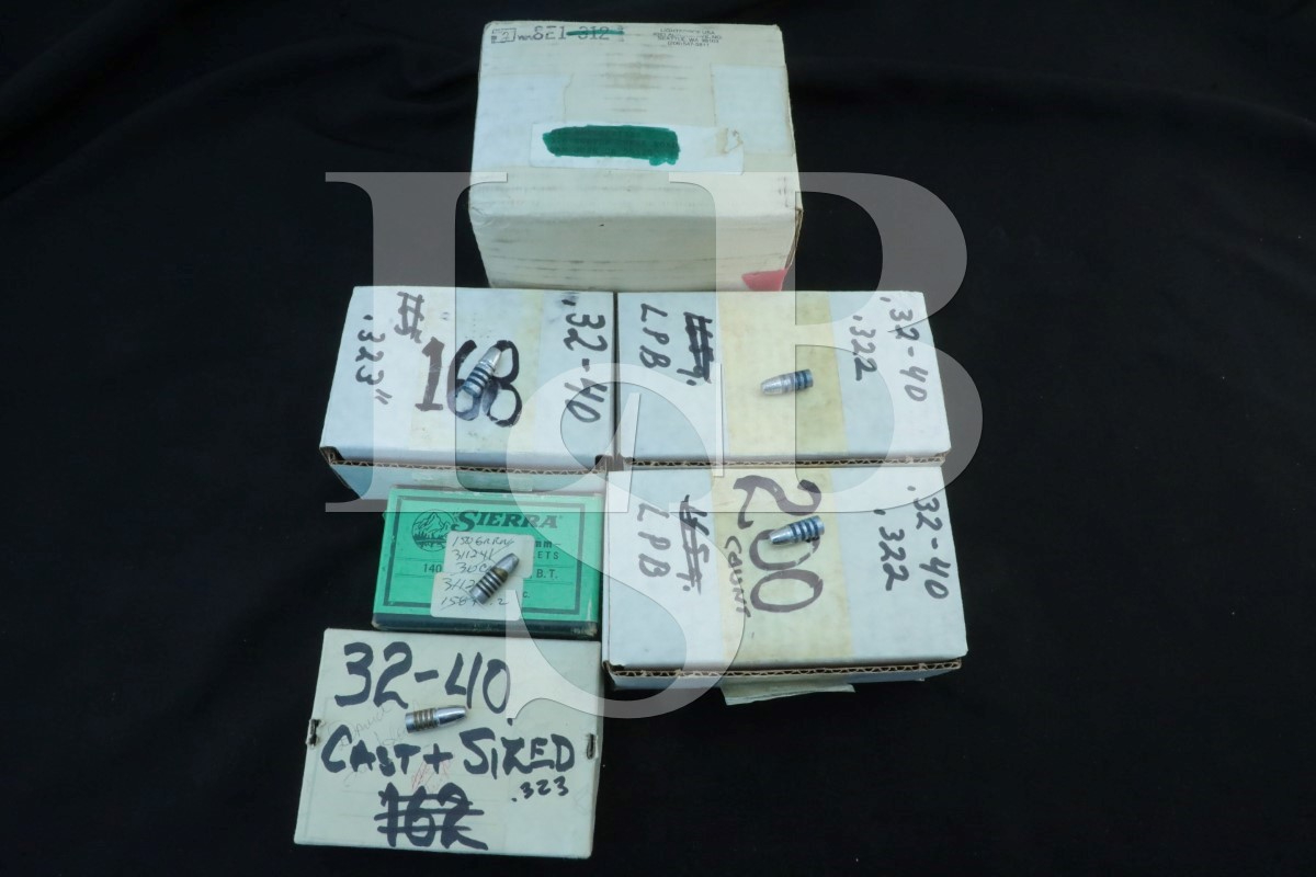 Unknown 1250x .32 Caliber Cast Lead Bullets .322 & .323 Diameter 150 ...