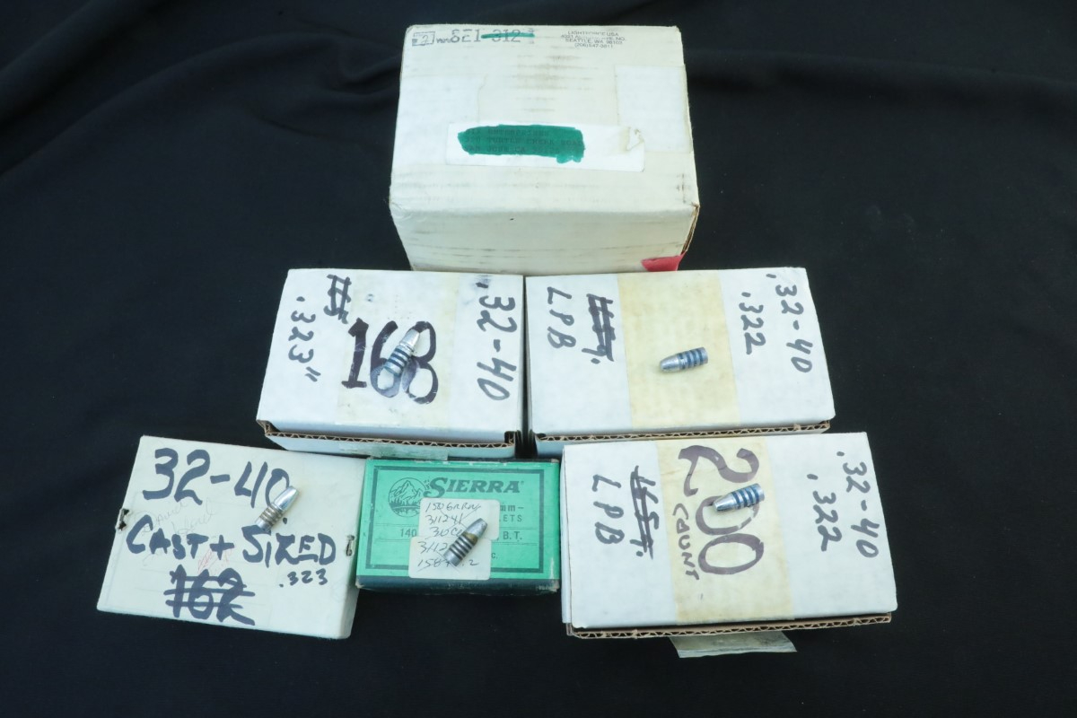 Unknown 1250x .32 Caliber Cast Lead Bullets .322 & .323 Diameter 150 ...