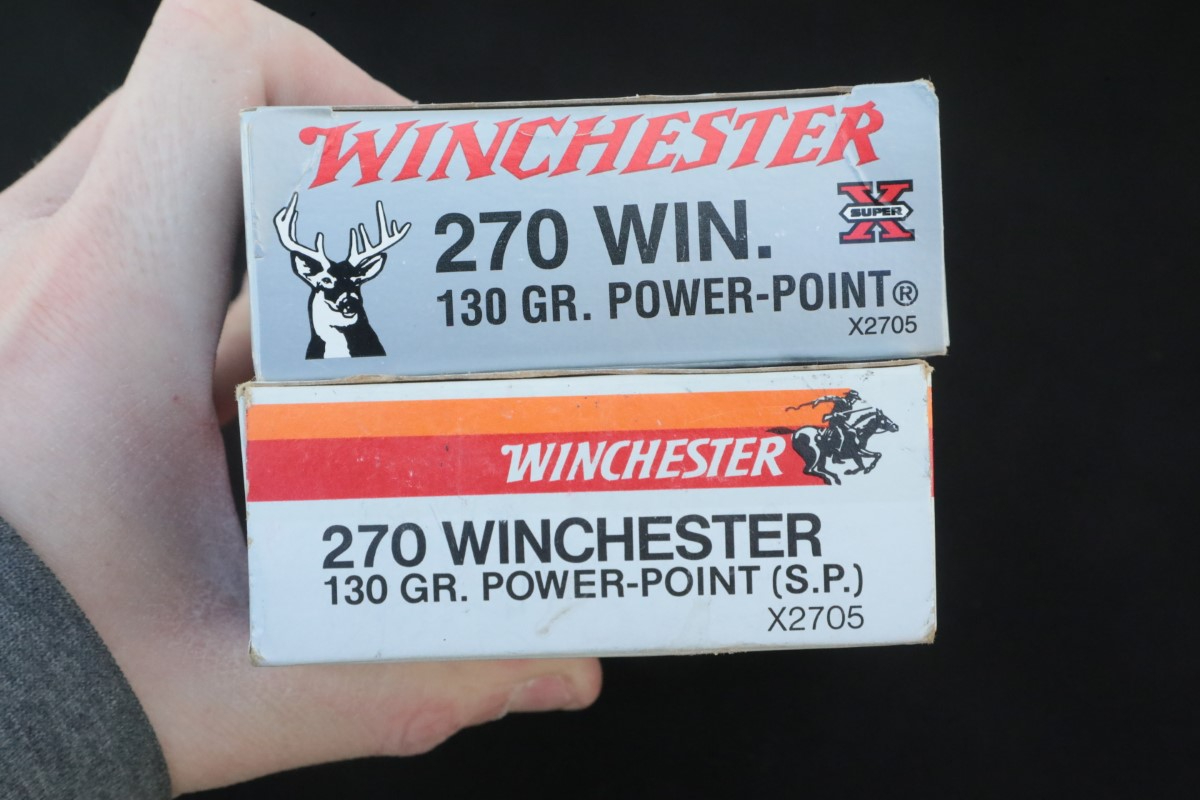 80x .270 Win. Ammunition Win. Super-X & PMC 130 Grain JSP & Barnes XLC ...