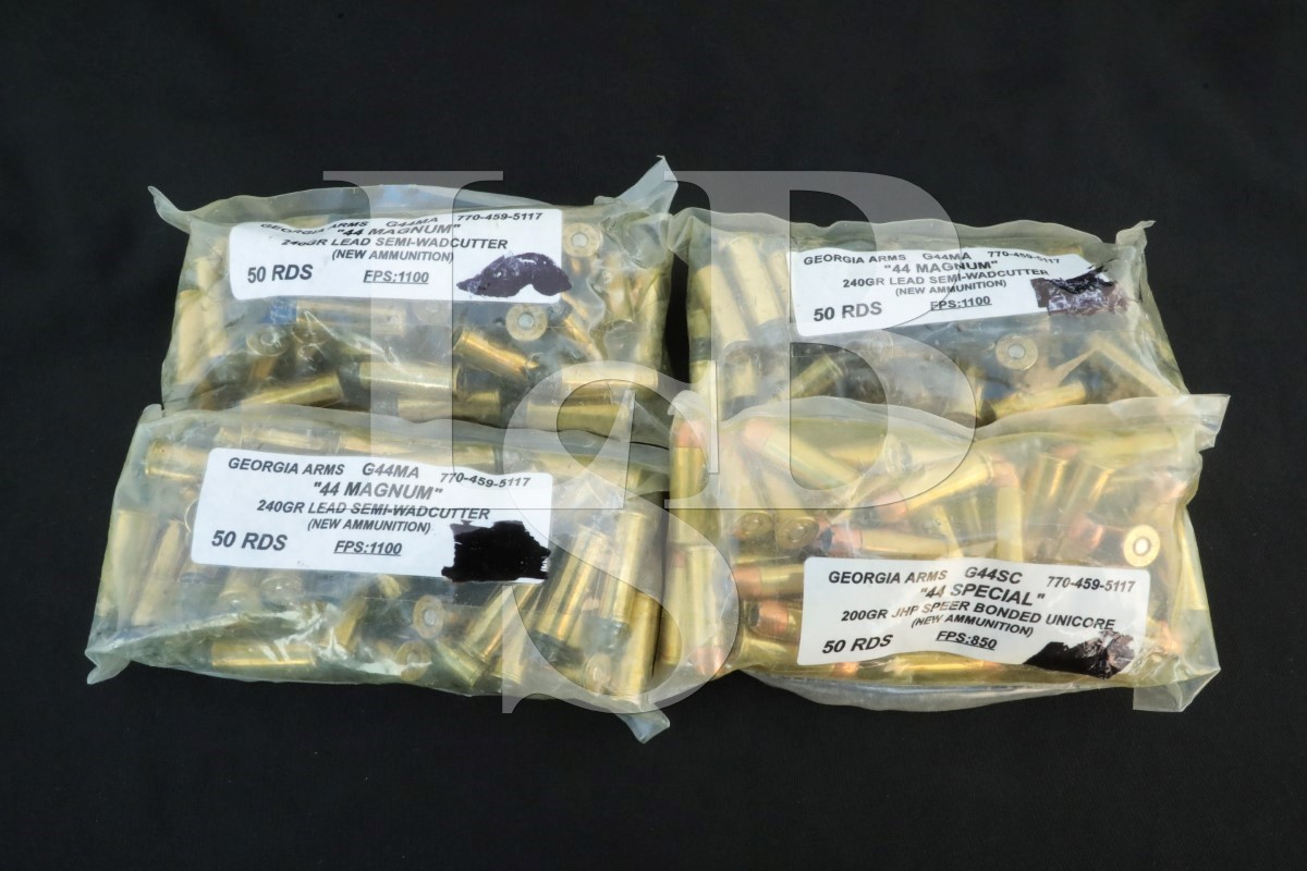 Georgia Arms 200x .44 Magnum & .44 Special Ammunition 200 Gr. Jhp & 240 ...