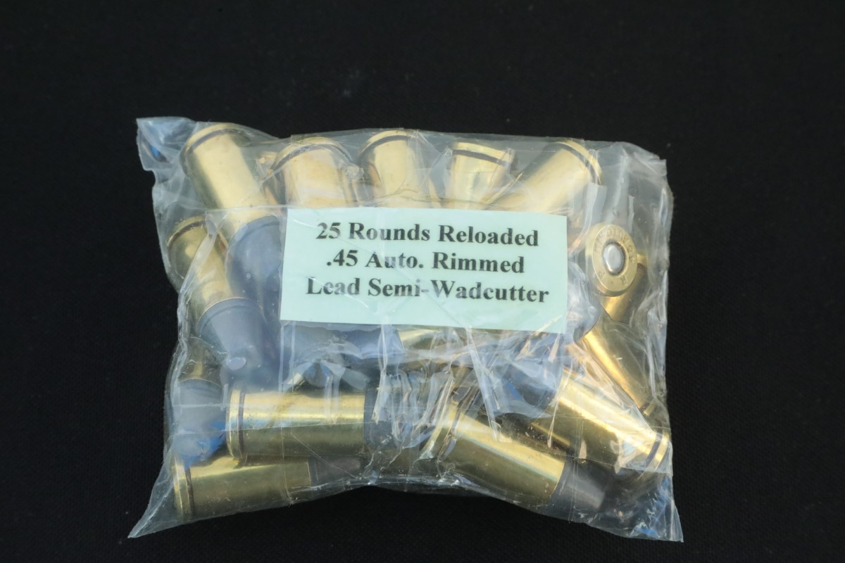 T'S Guns & Ammo 125x .45 Auto Rim Ammunition 185 Gr. Jhp, 200 Gr. Lead ...