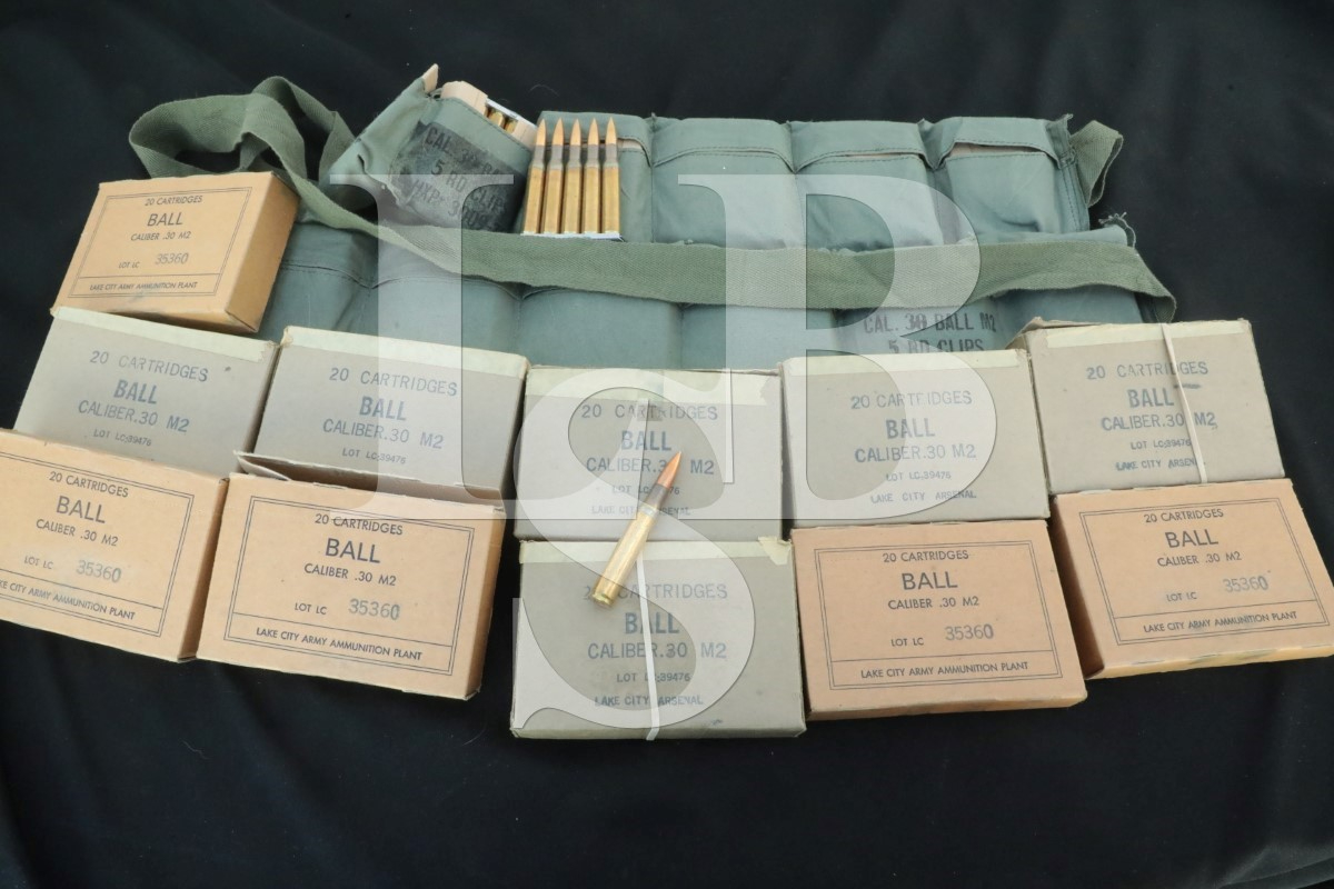 Lake City 329x .30-06 Springfield Ammunition Lc .30 M2 & Greek Fmj ...