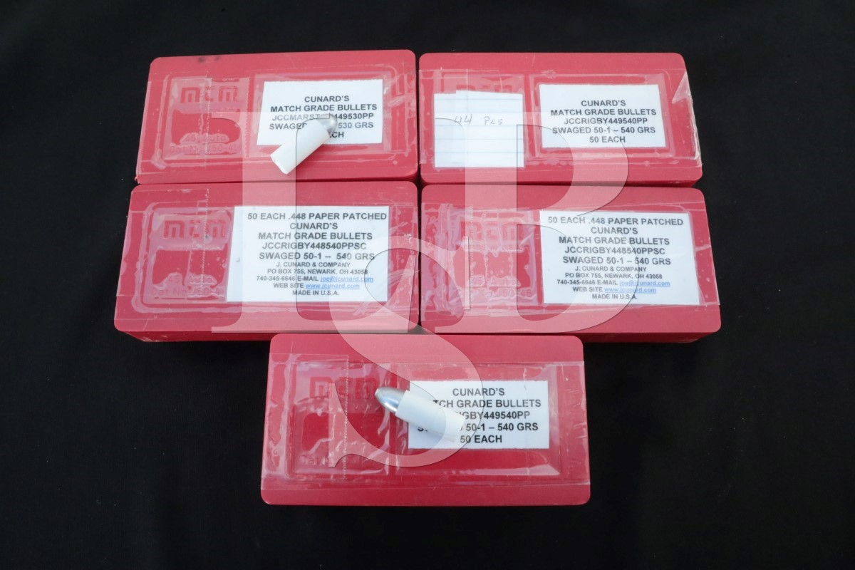 Cunard'S 244x .448 & .449 Swaged Paper Patched Lead Bullets Match Grade ...