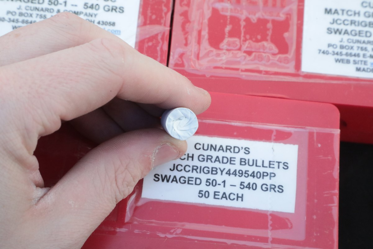 Cunard'S 244x .448 & .449 Swaged Paper Patched Lead Bullets Match Grade ...