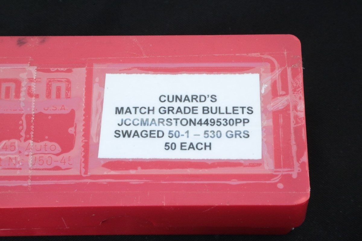 Cunard'S 244x .448 & .449 Swaged Paper Patched Lead Bullets Match Grade ...